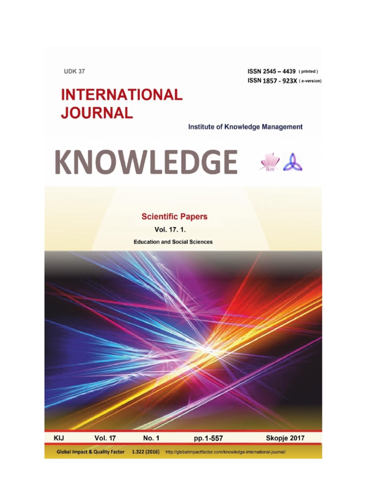 17.1 International Journal Knowledge | PDF