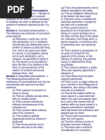 Rules of Court - Rule 131 - Evidence Handouts | PDF | Burden Of Proof ...