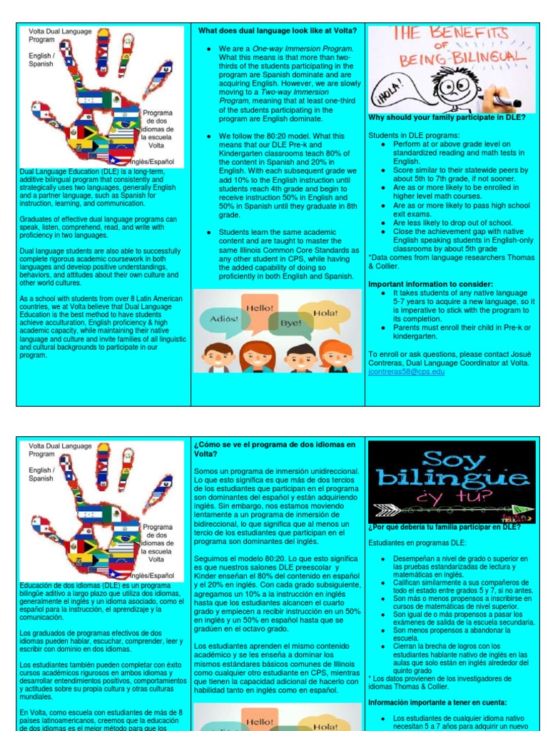 Volta DL Informational Pamphlet | PDF | Behavior Modification | Communication