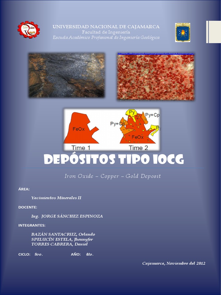 Depositos Tipo IOCG PDF | Download Free PDF | Roca (geología) | Minerales