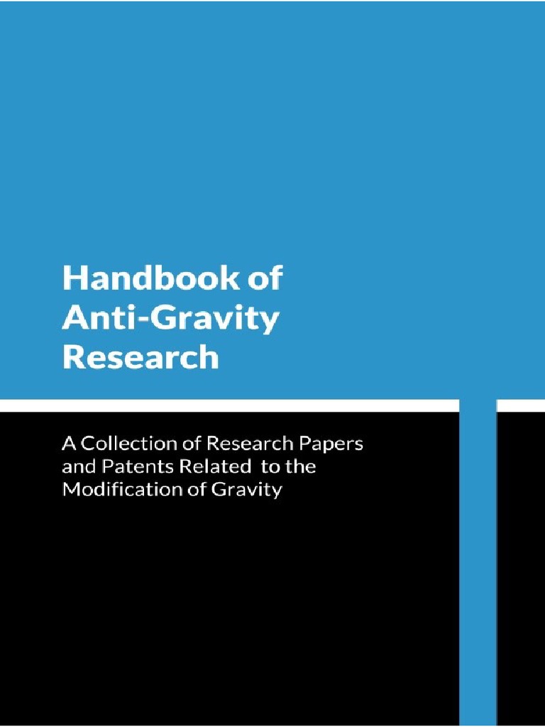 Handbook of Anti-Gravity Research | PDF | Field (Physics) | Gravity