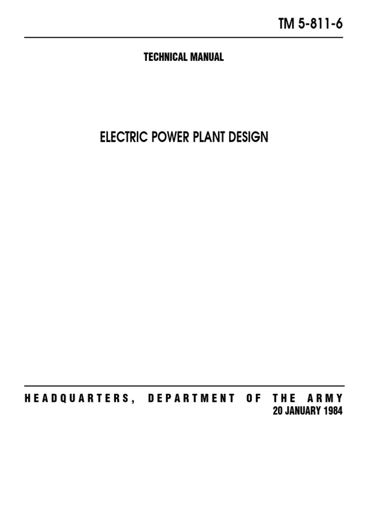 Electric Power Plant Design PDF | PDF | Power Station | Power (Physics)
