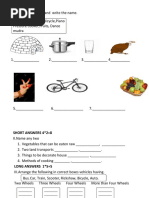 International Indian School, Dammam CLASS-1 GK Revision Worksheet | PDF ...