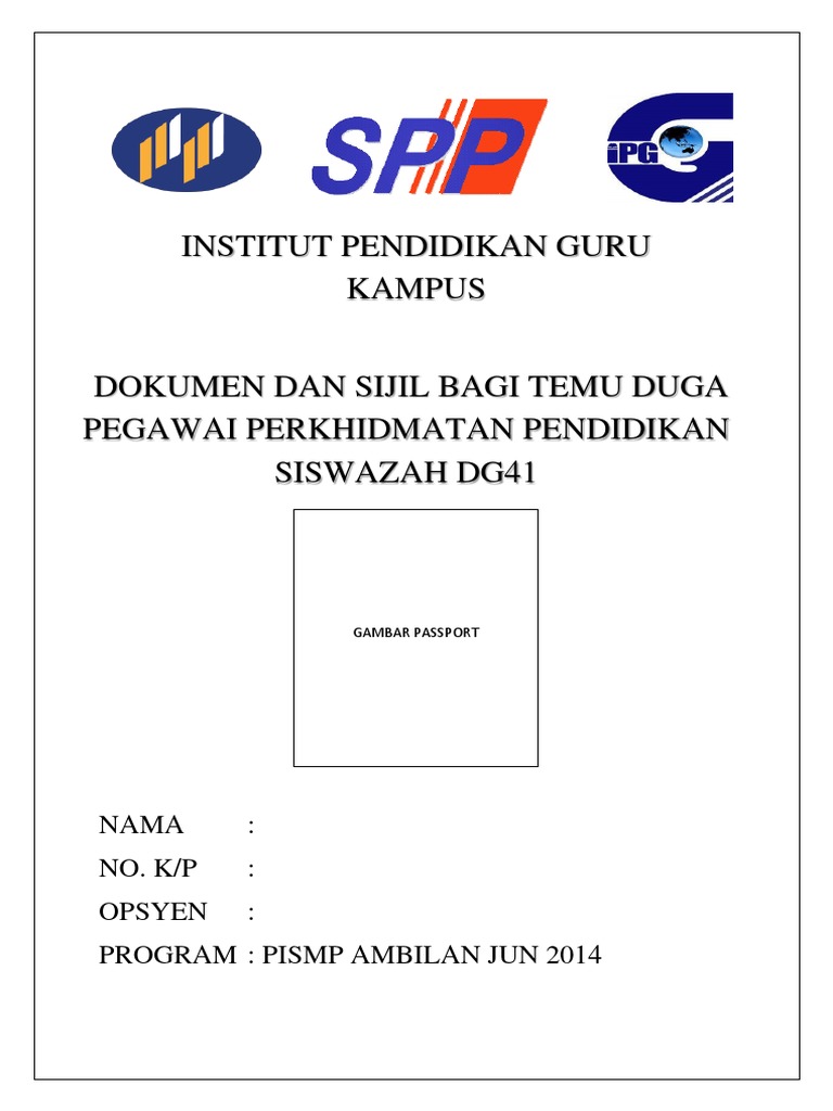 Template Fail Sijil | PDF