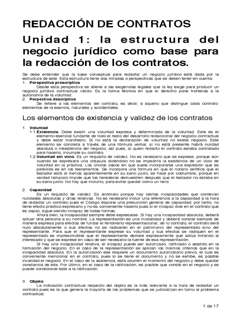 Guía para la Redacción de Contratos | PDF | Oración (Lingüística ...