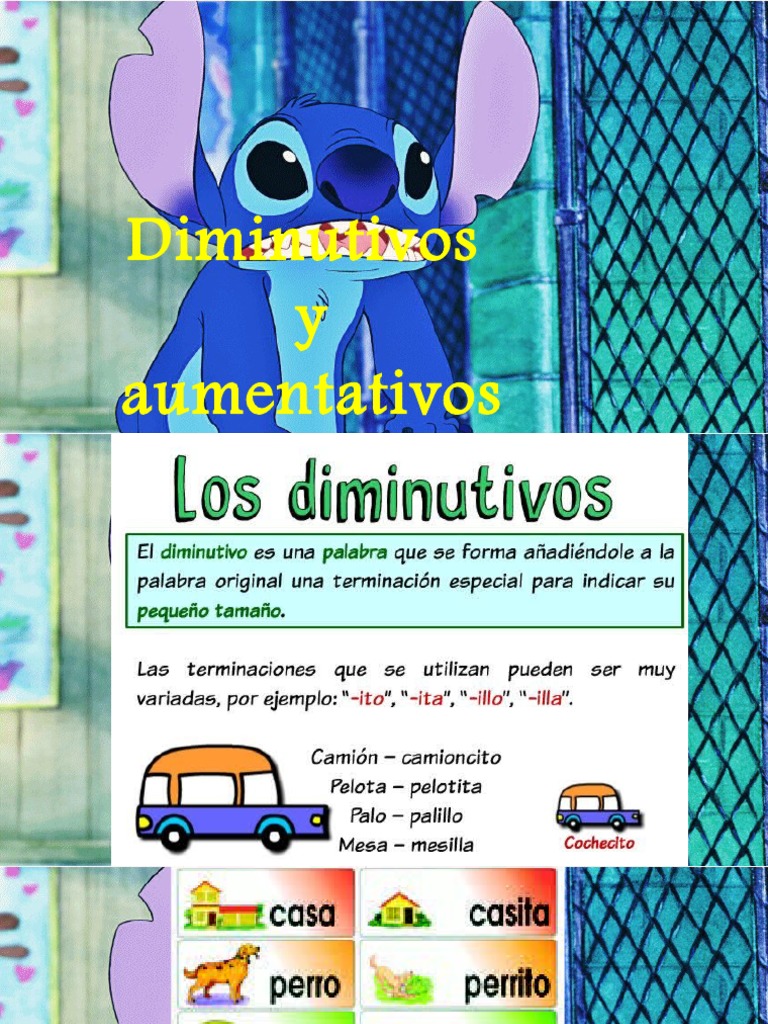 Diminutivos y Aumentativos | PDF