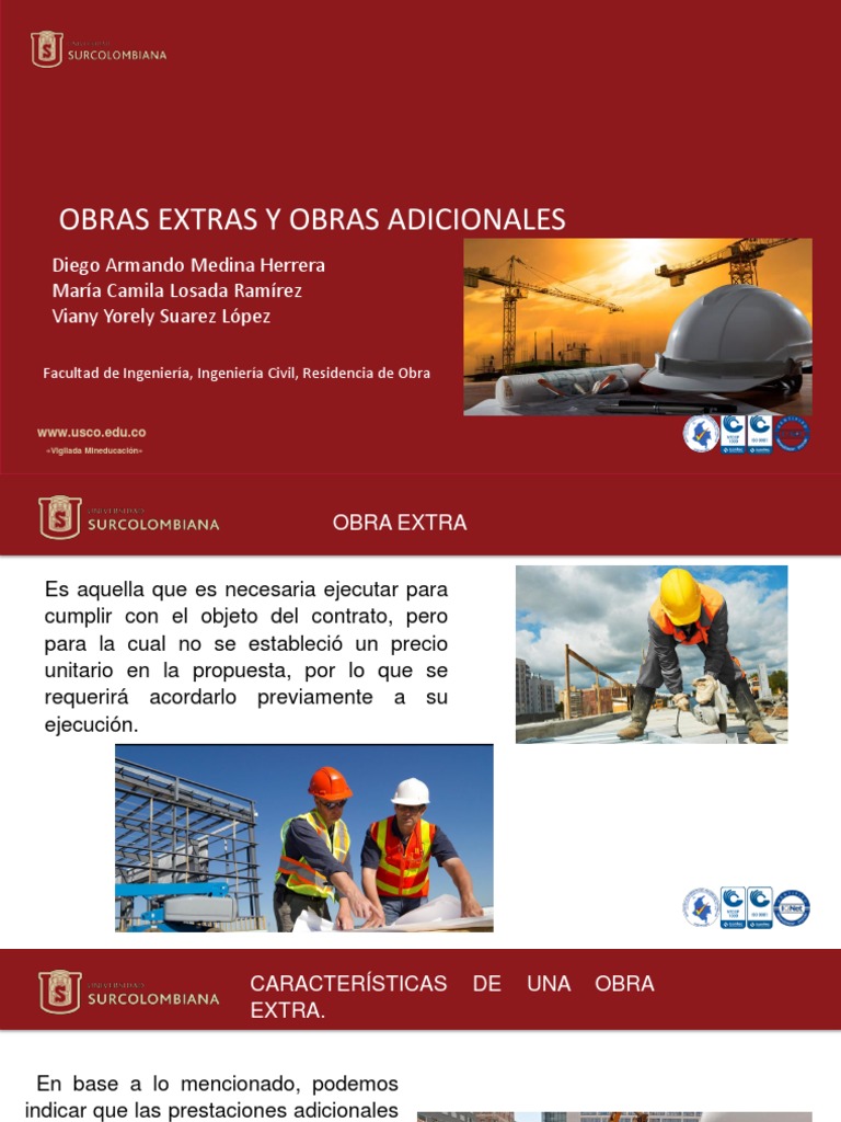 Obras Extras y Adicionales | PDF | Presupuesto | Gobierno