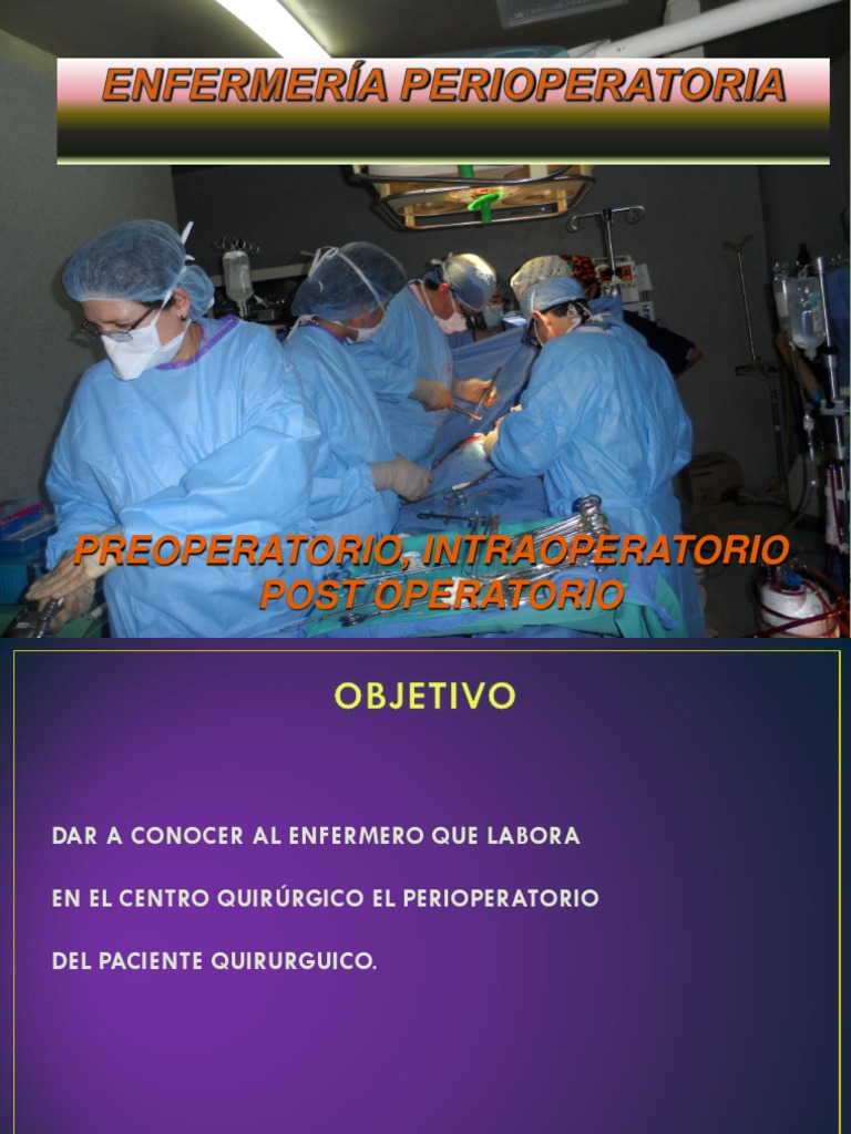 Perioperatorio | PDF | Cirugía | Anestesia