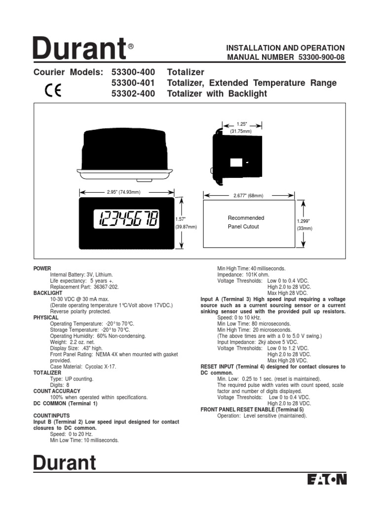 Durant Manual | Download Free PDF | Relay | Indemnity
