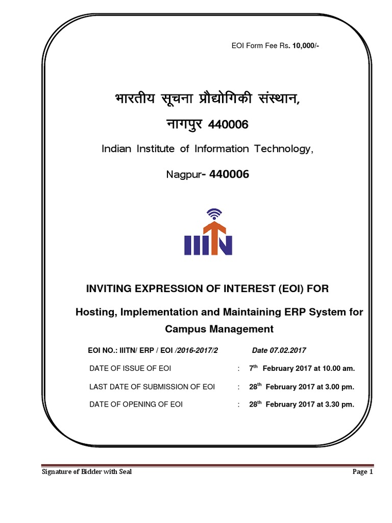 Iiitn Eoi Erp | PDF | Accounts Payable | Voucher