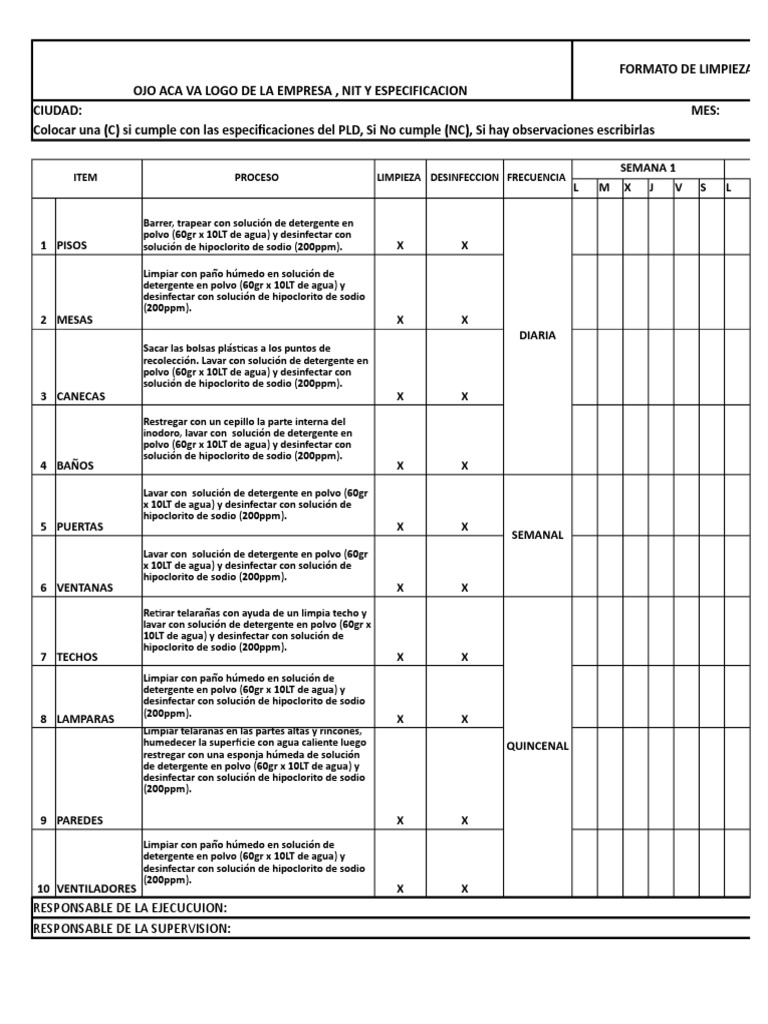 Formatos de PSB (Plan de Saneamiento Básico - Formatos) | PDF | Agua | Naturaleza