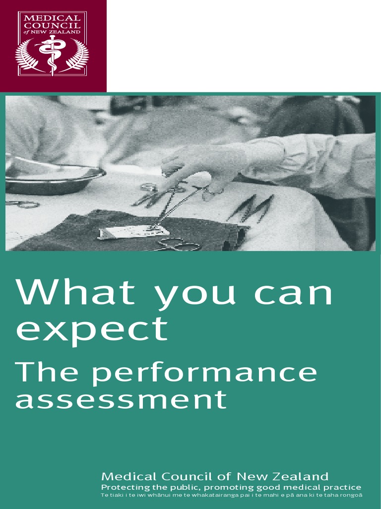 Performance Assessment What You Can Expect | PDF | Physician | Risk