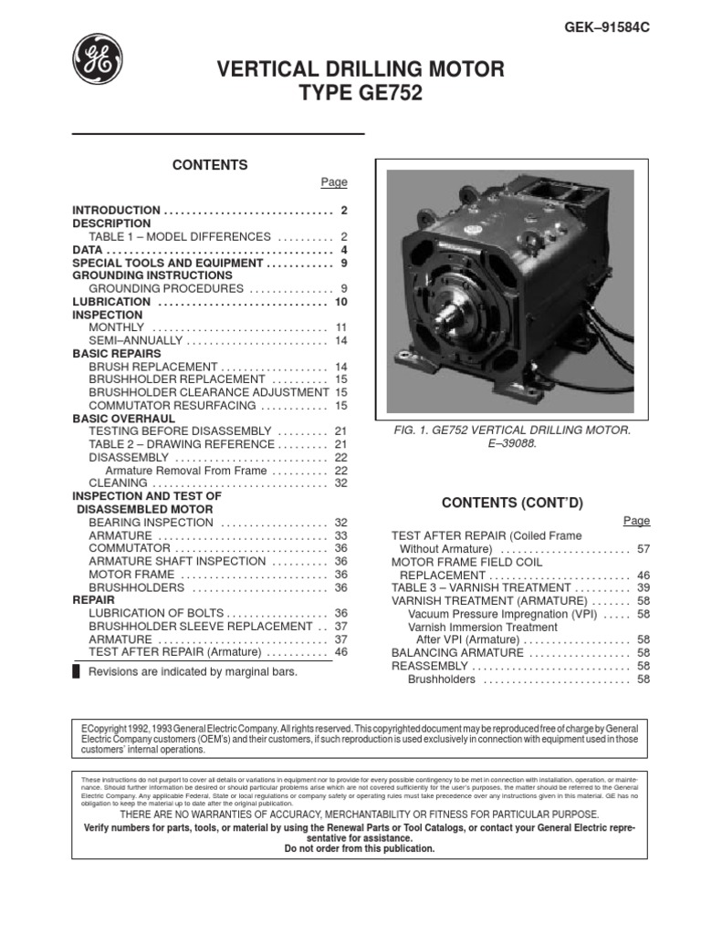 Manual GE 752 UP | Download Free PDF | Electrical Connector | Drilling Rig