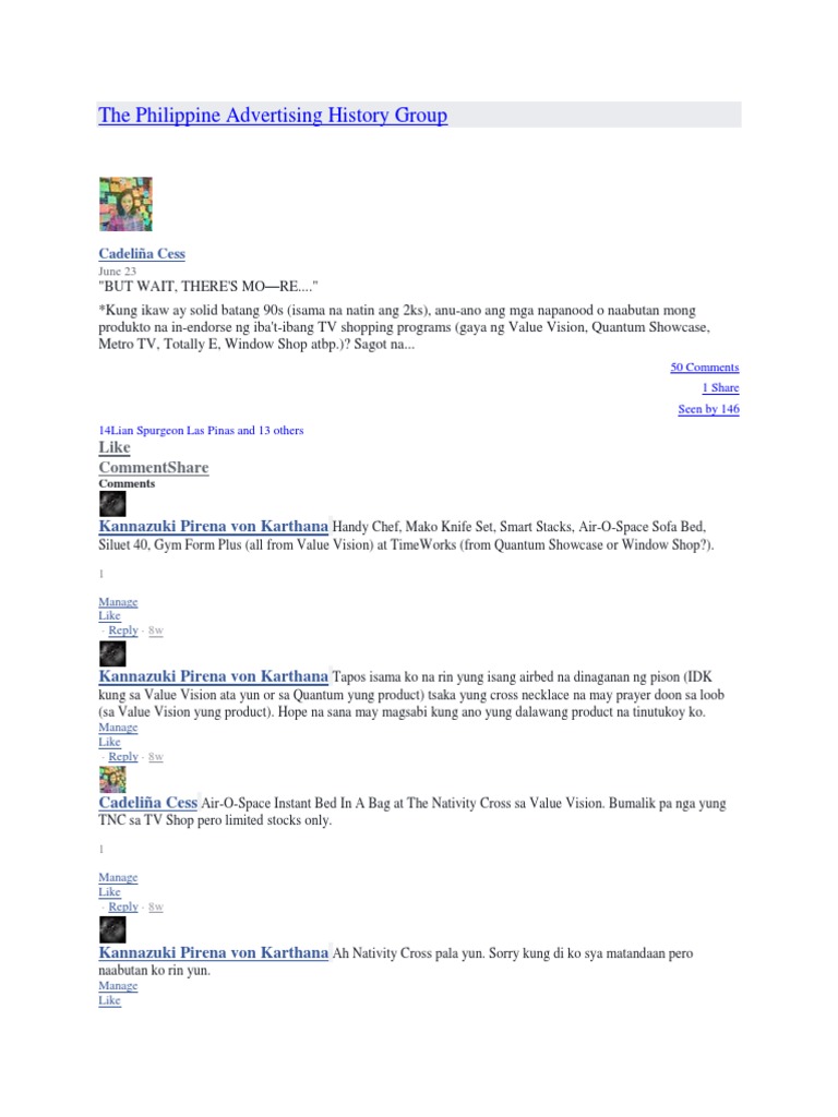 The Philippine Advertising History Group | Broadcasting | Business