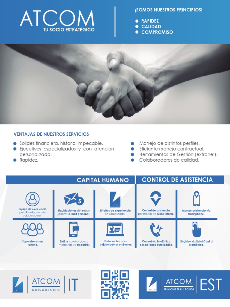 Atcom Servicio Est | PDF | Outsourcing | Informática