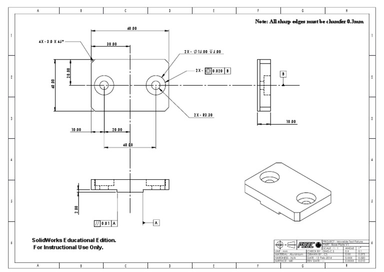 Solidworks Educational Edition. For Instructional Use Only | PDF | Nature
