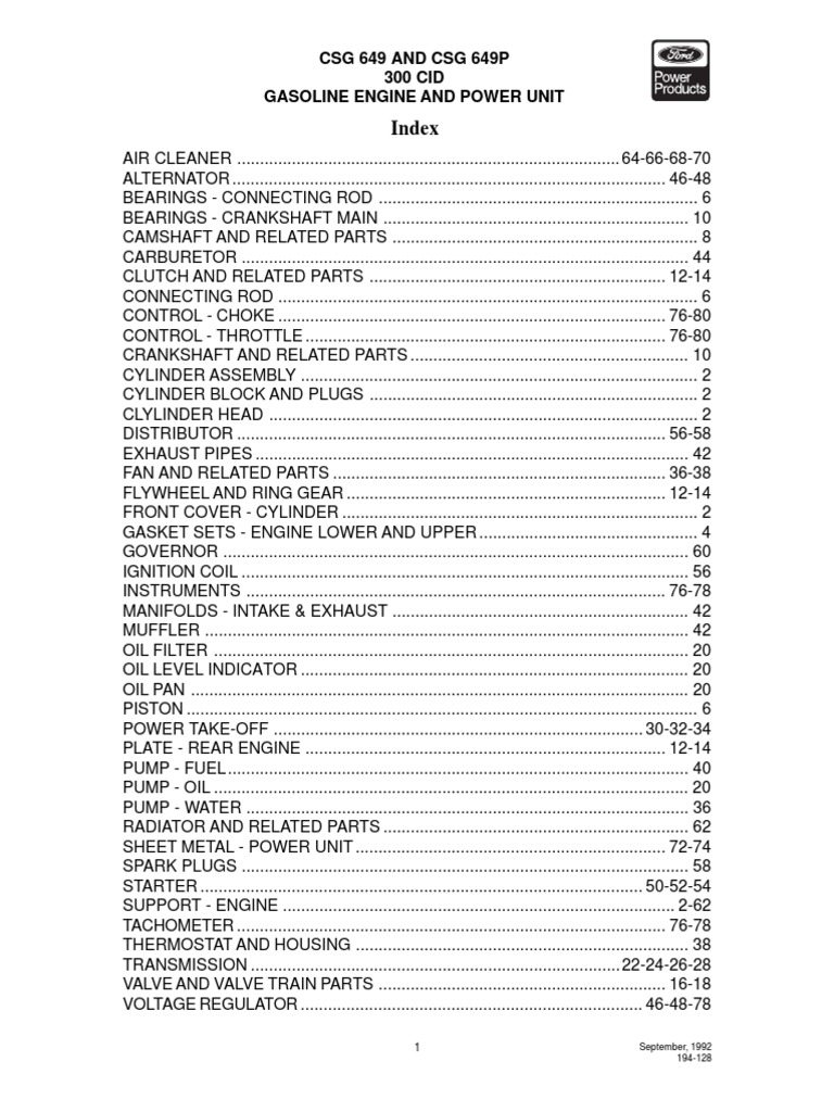 Attewell Gen Service | PDF | Cylinder (Engine) | Distributor
