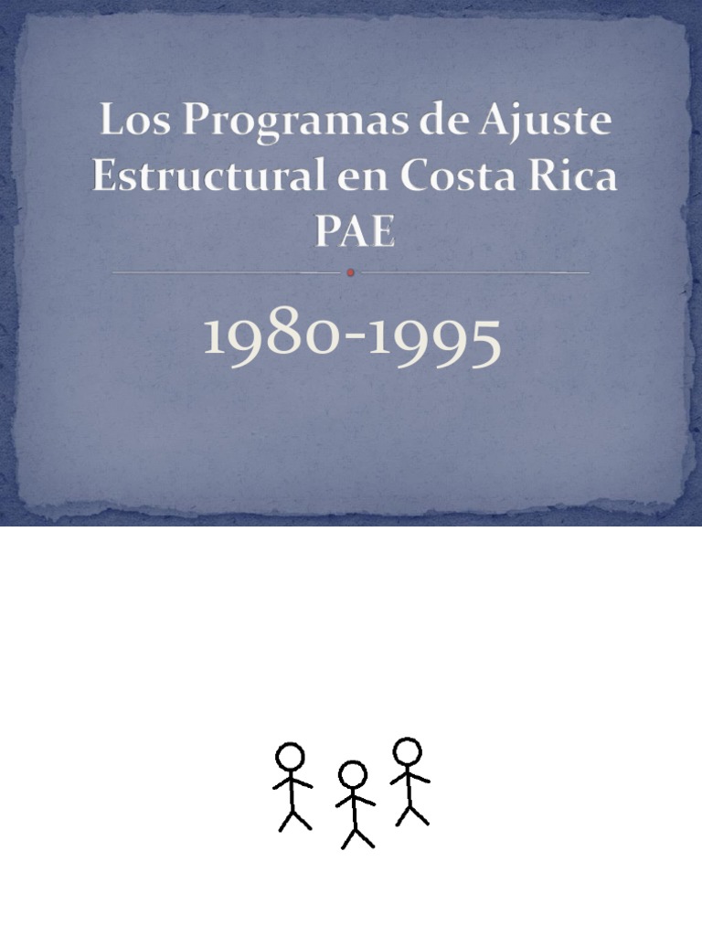 Los Programas de Ajuste Estructural en Costa Rica | PDF | Costa Rica ...