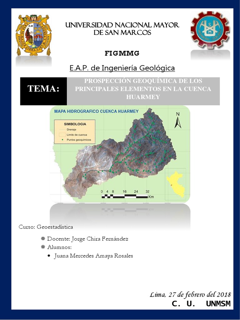 Cuenca Huarmey Informe | PDF | Oblicuidad | Roca (geología)