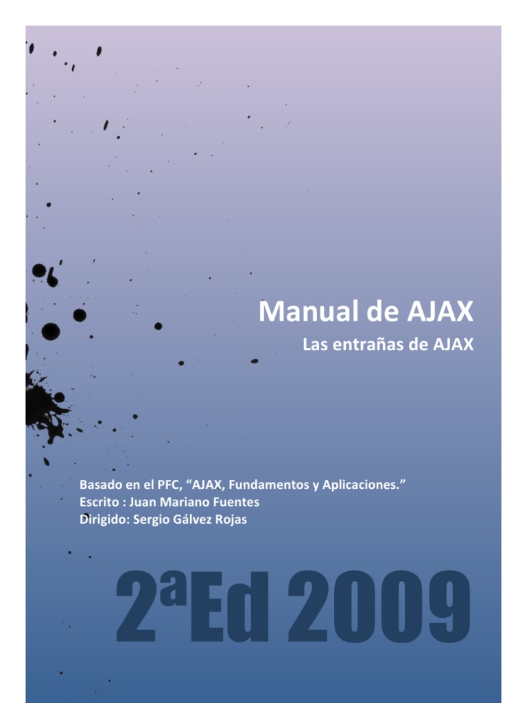 Manual Ajax Pdf Ajax Programación Script Java 8063
