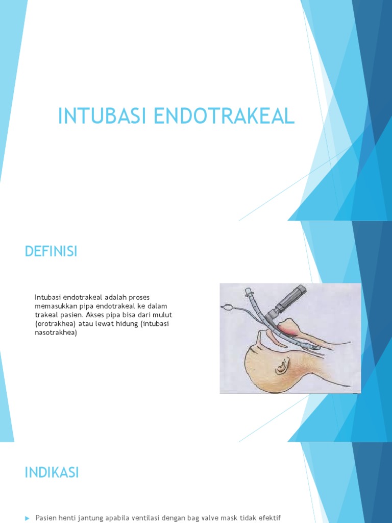 Intubasi Endotrakeal | PDF | Sains & Matematika