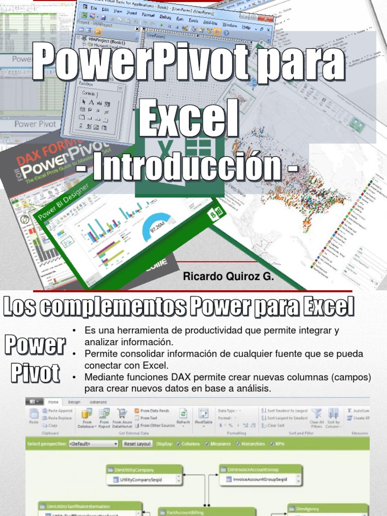 PowerPivot Introducción RQ | Descargar gratis PDF | Microsoft Office | Microsoft Excel