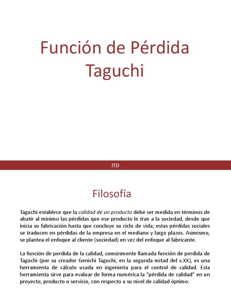 IC UII Funcion de Perdida | PDF | Función de pérdida | Función ...