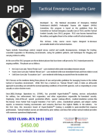 TCCC Skill Set Level 2024 | PDF | Clinical Medicine | Medical Specialties