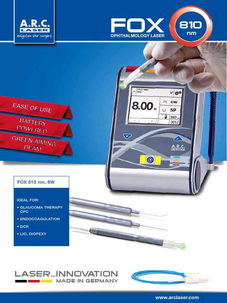 FOX 810 Laser for Glaucoma Surgery | PDF | Laser | Glaucoma