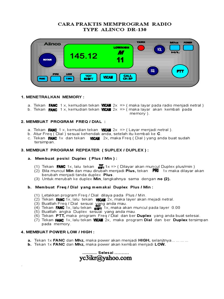 Cara Program Radio | PDF