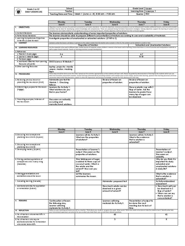 DLL Sample 7E | PDF | Solution | Learning
