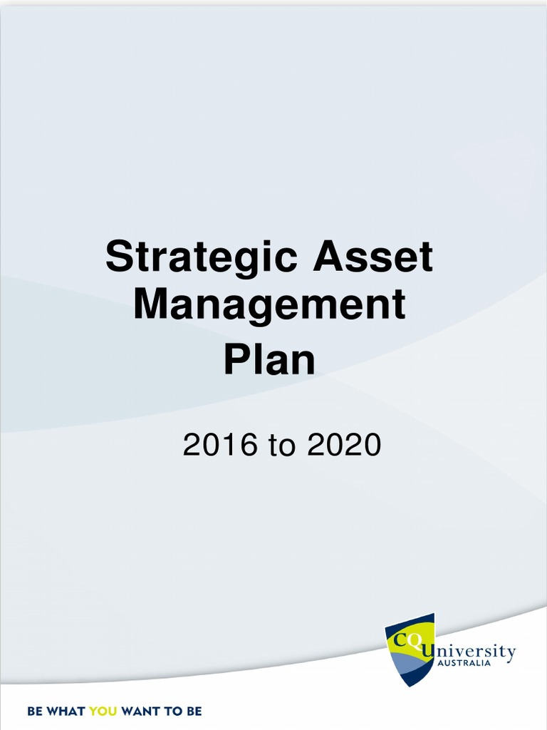 Strategic Asset Management Plan 2016-2020 PDF | PDF | Business