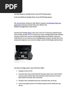 Cara Instal Printer Canon Ip2770 | PDF