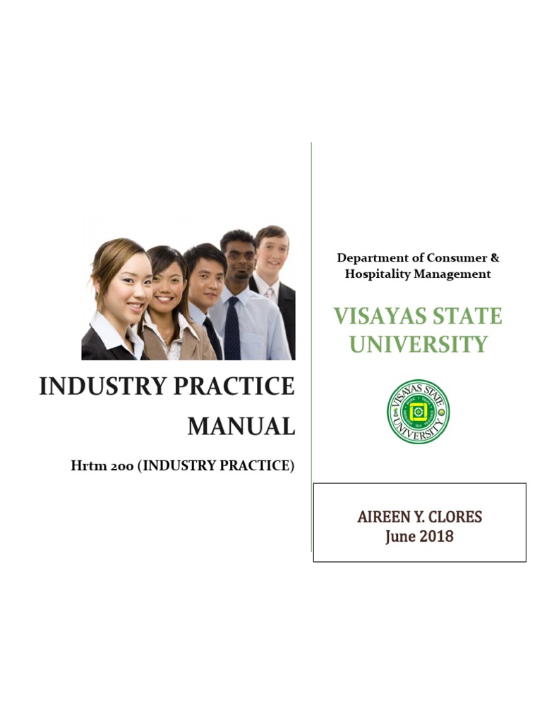 Revise Ojt Manual 2018 Pdf Sustainability Internship