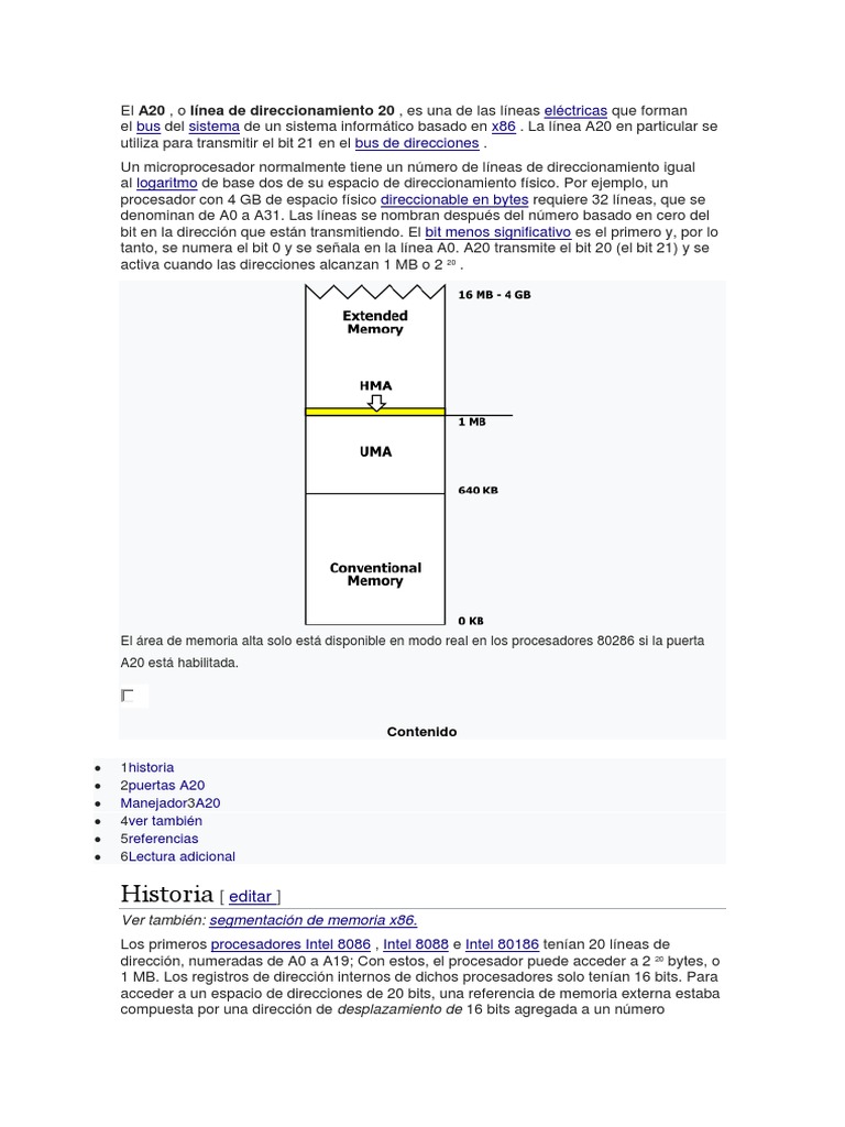 Linea A20 | PDF | Compatibles con PC Ibm | Poco