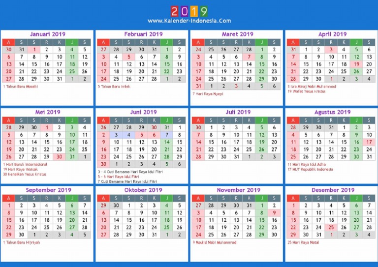 Kalender 2019 | PDF