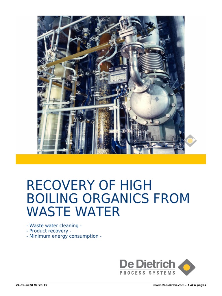 De Dietrich Process Systems | PDF | Distillation | Wastewater