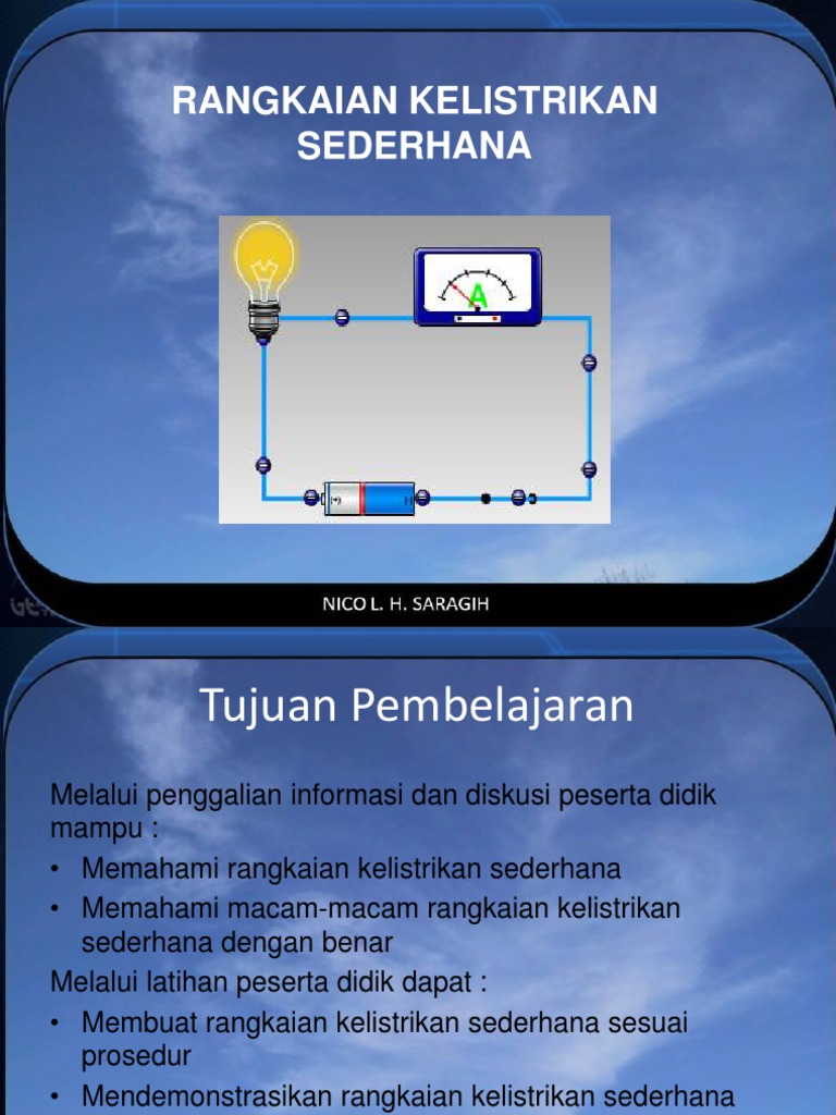 Rangkaian Kelistrikan Sederhana | PDF