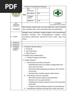 SOP Pemeliharaan Komputer | PDF