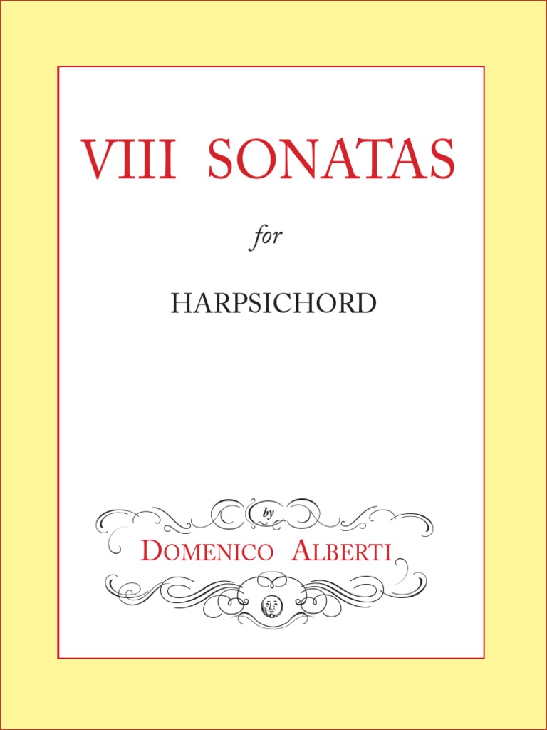 Alberti's Eight Harpsichord Sonatas | PDF | Tempo | Sonata