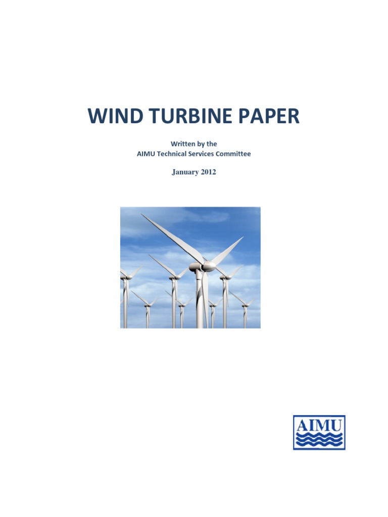 WindTurbine Paper (English) PDF | PDF | Wind Power | Wind Turbine