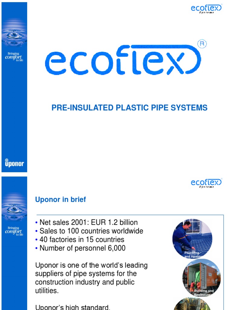 Ecoflex Presentation | PDF | Pipe (Fluid Conveyance) | Central Europe