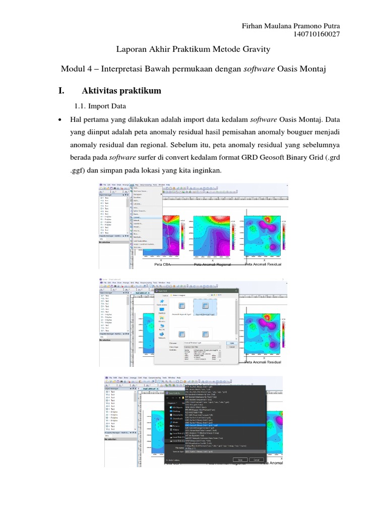Laporan Akhir Praktikum Metode Gravity | PDF