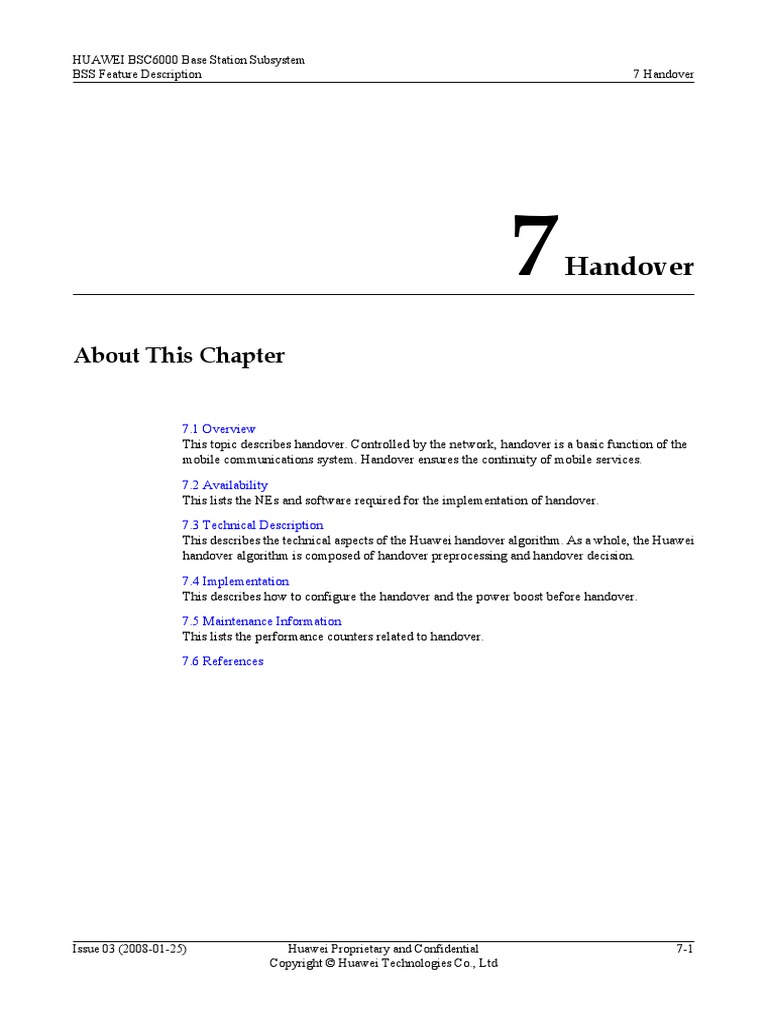 Handover: About This Chapter | PDF | Wireless | Telecommunications ...