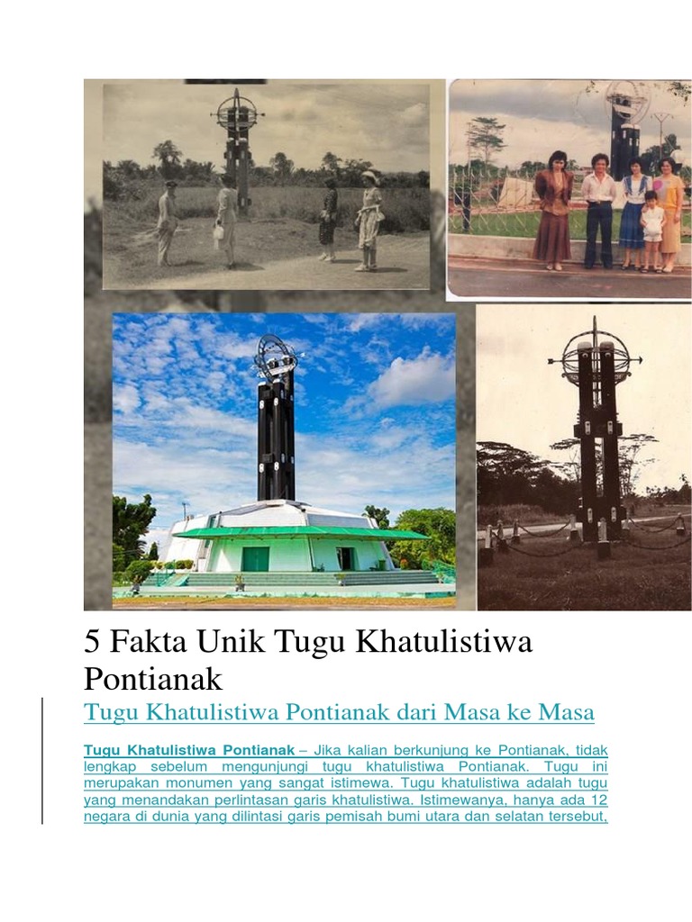 Beberapa Contoh Tugu Di Indonesia | PDF