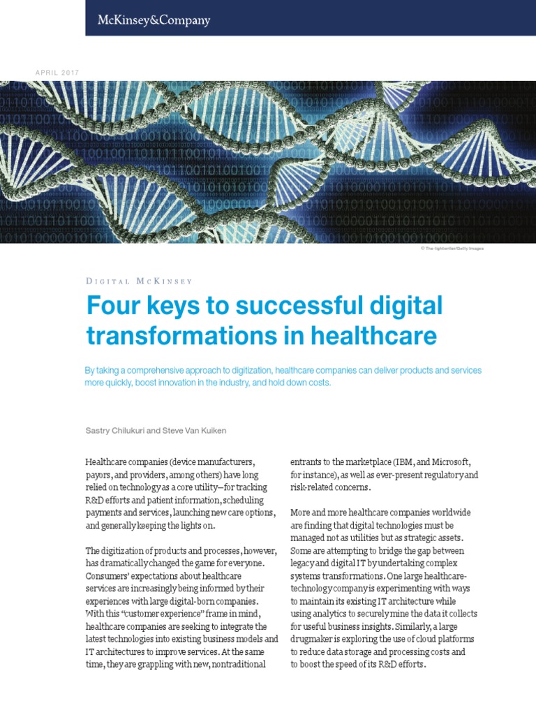 Digital Transformation in HealthCare | PDF | Health Care | Cloud Computing