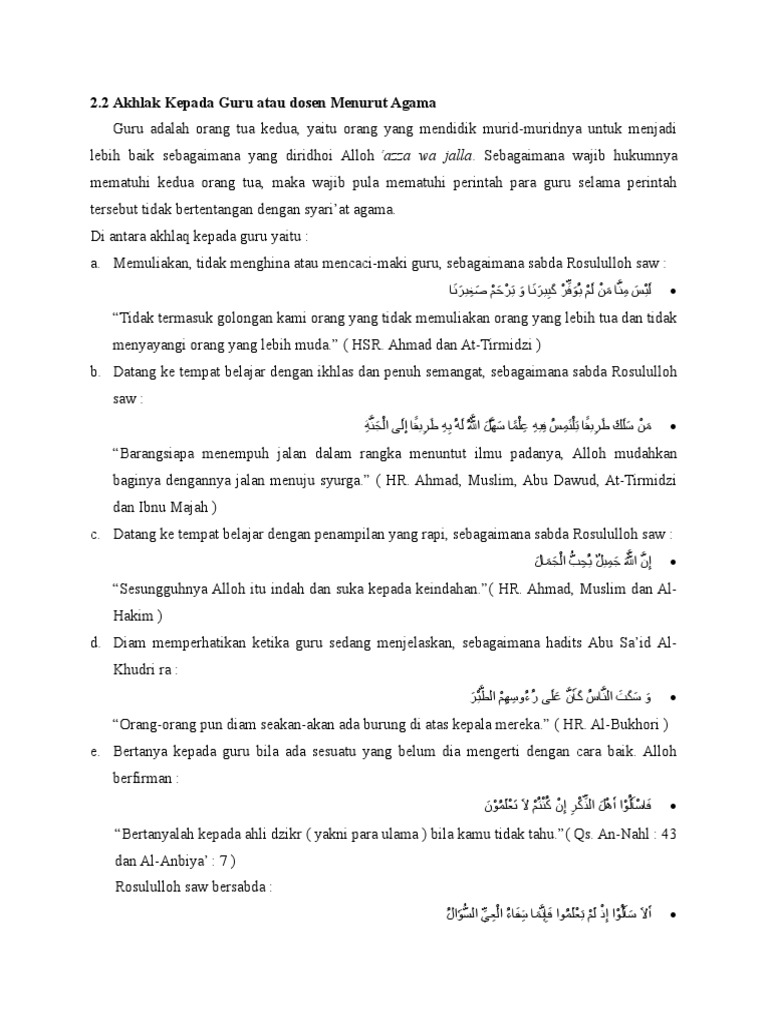 Teks Pidato Tentang Akhlak Kepada Guru - Lampu Siswa Teks Pidato Tentang Akhlak Kepada Guru - Lampu Siswa