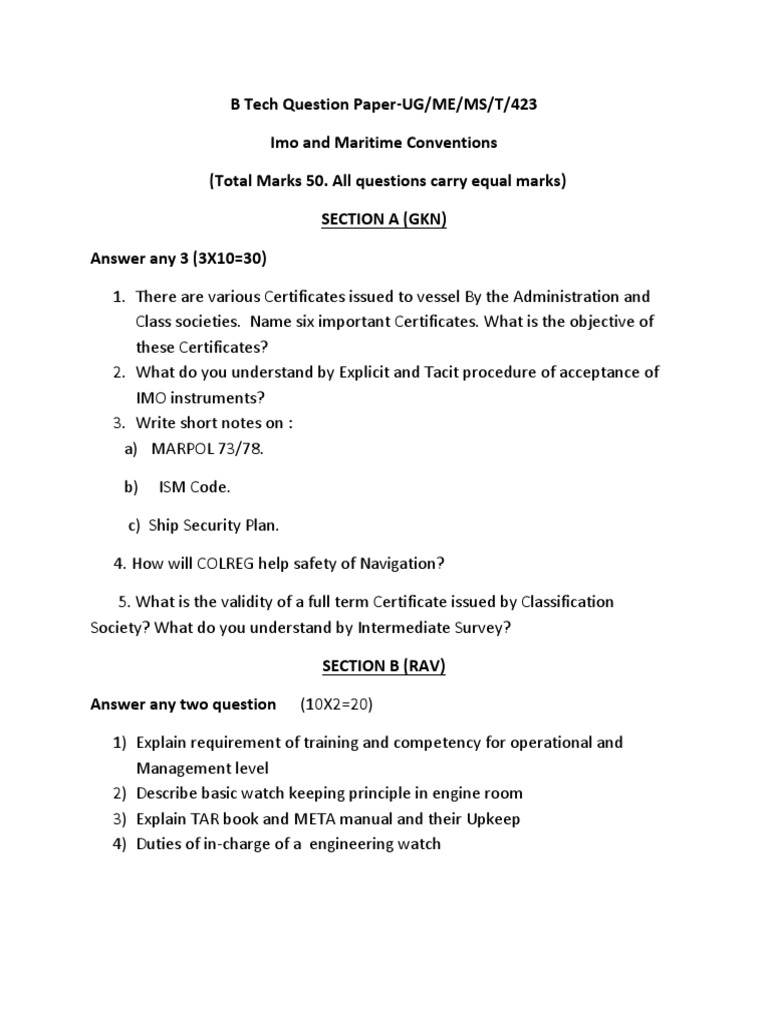 B Tech Question Paper 2016 | PDF