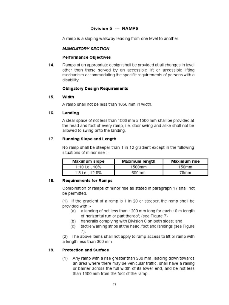 Ramp Guidance | PDF | Wheelchair | Nature