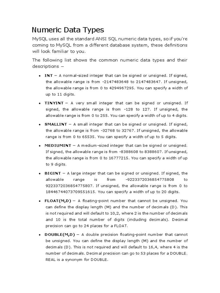 Data Types Pdf String Computer Science Integer Computer Science